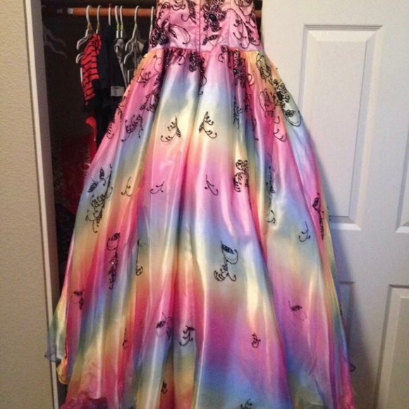 Dresses | Pastel Rainbow Prom Dress | Poshmark